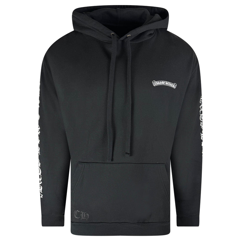 CHROME HEARTS BLACK LOGO HOODIE - MEDIUM (Fits Large) – Affluent Archives